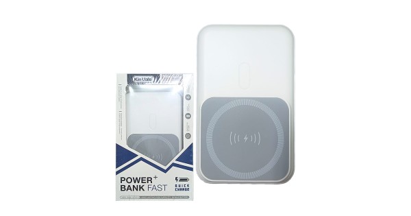 Power Bank Magnético Kin Vale Q77E 10000mAh Branco